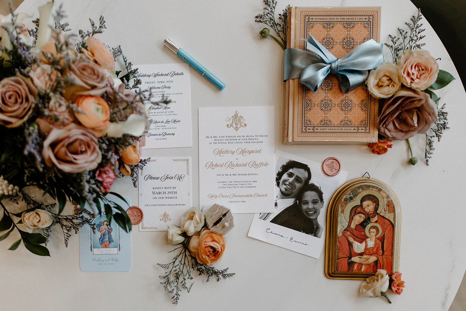CINCINNATI CATHOLIC WEDDING AT HOLY CROSS IMMACULATA & BELL EVENT ...